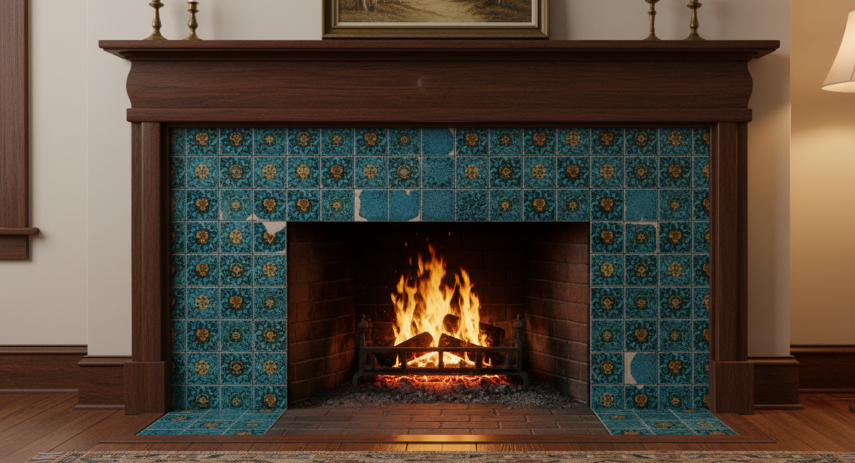 Elevate Your Fireplace Design Using Classic Subway Tiles