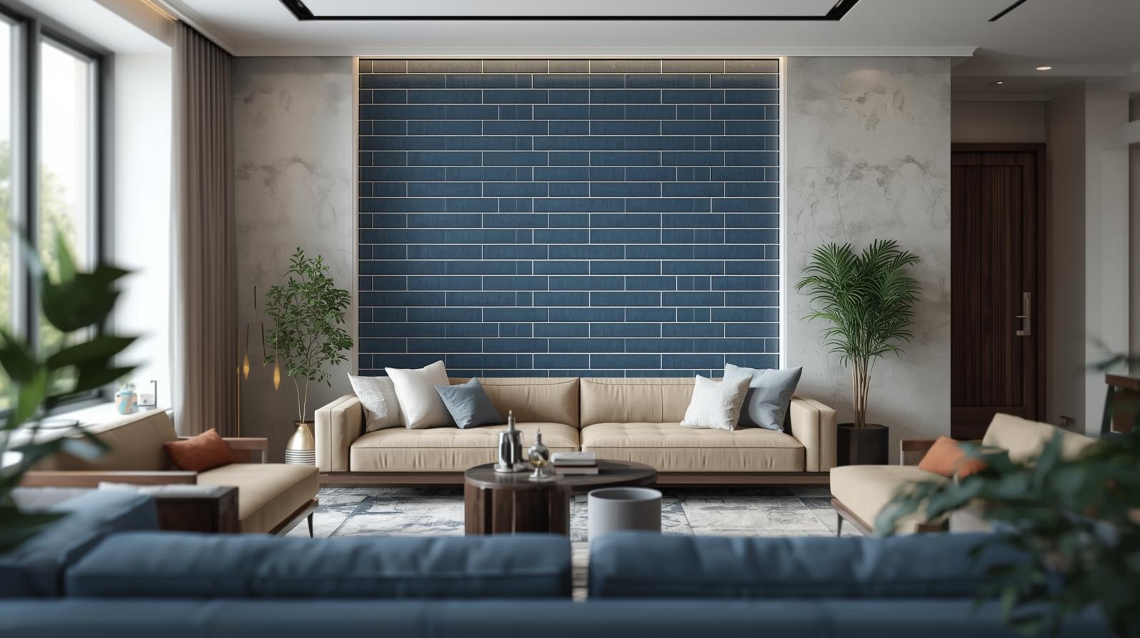 Blue Ceramic Subway Tiles | Get A $1 Tile Sample Today