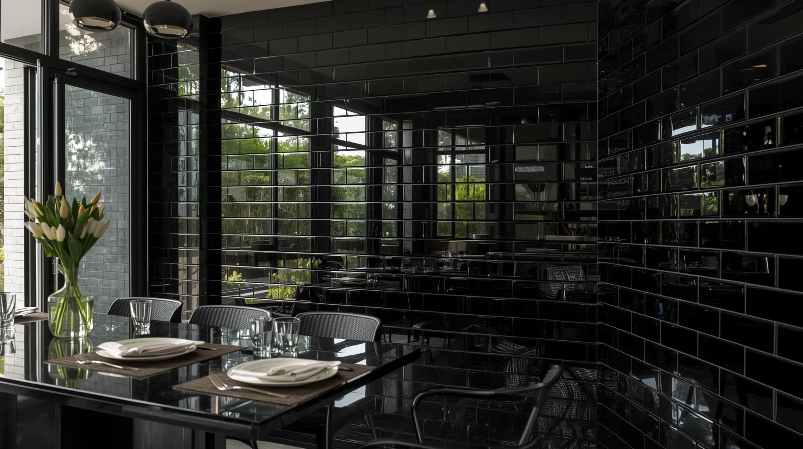 Black Subway Tile Backsplash | Get A $1 Tile Sample