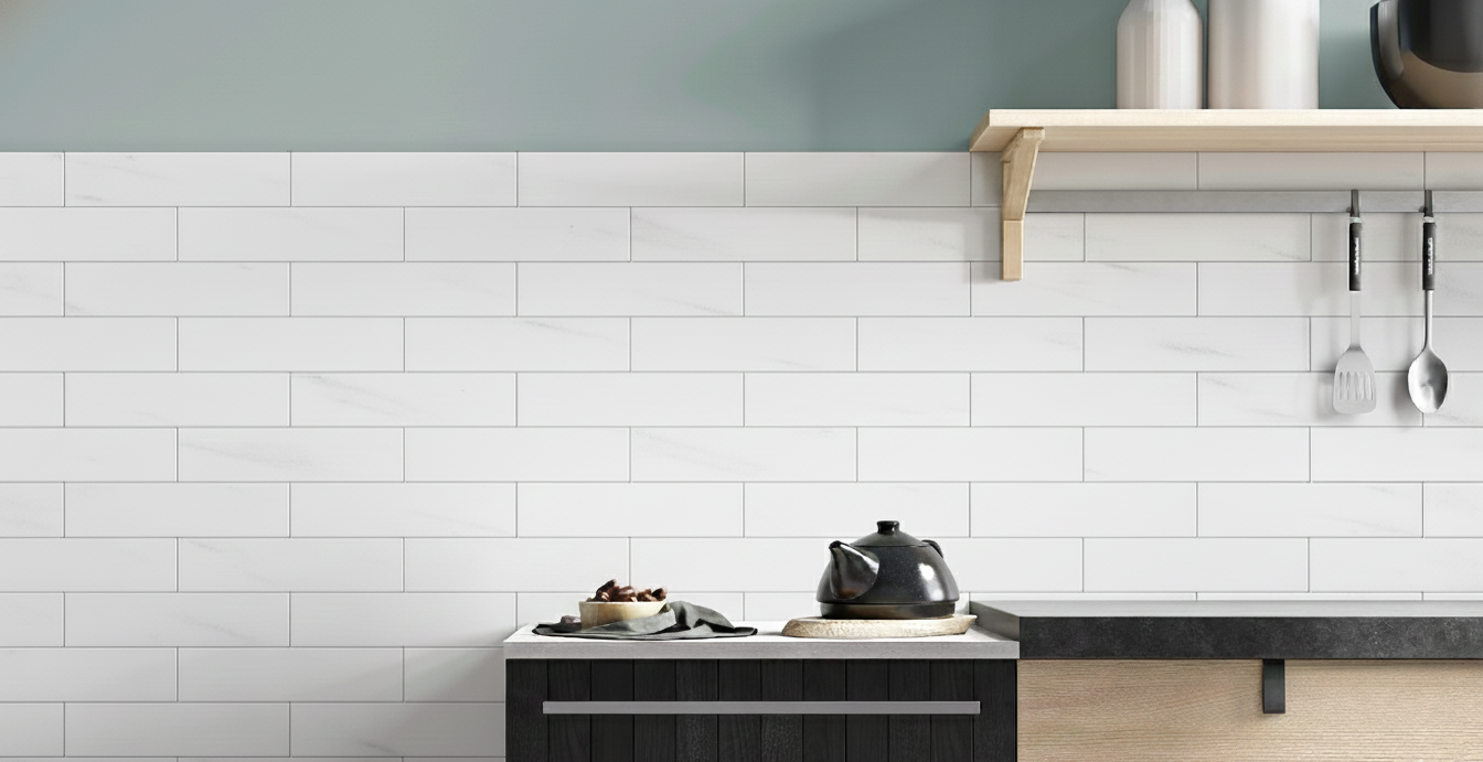 3x9 Matte White Subway Tile | Get A $1 Tile Sample Now