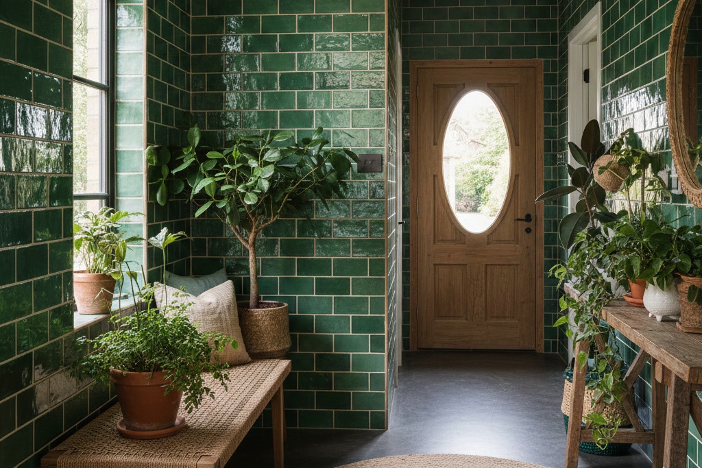 Entryway Accent Walls: Making A Statement With Subway Tile