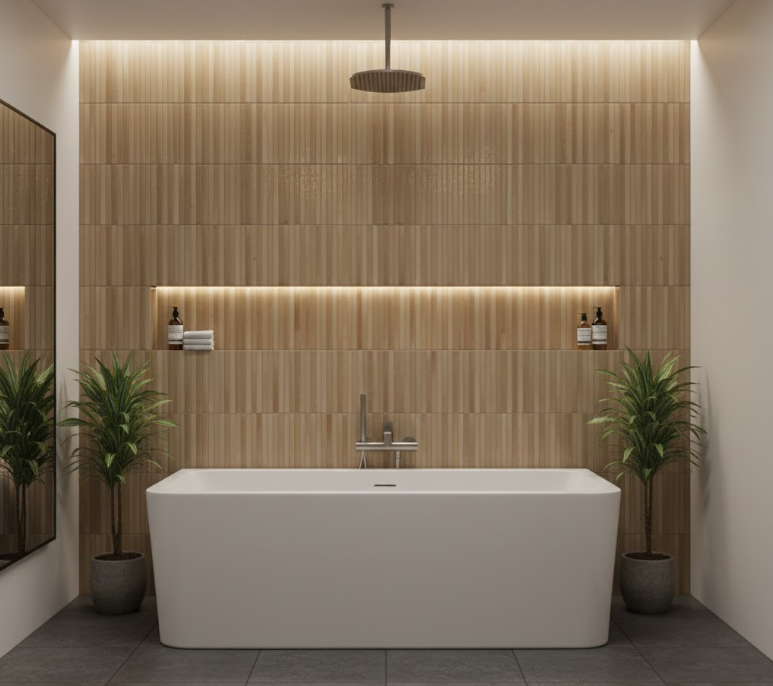 Stone Look Subway Tiles Backsplash | Get A $1 Tile Sample