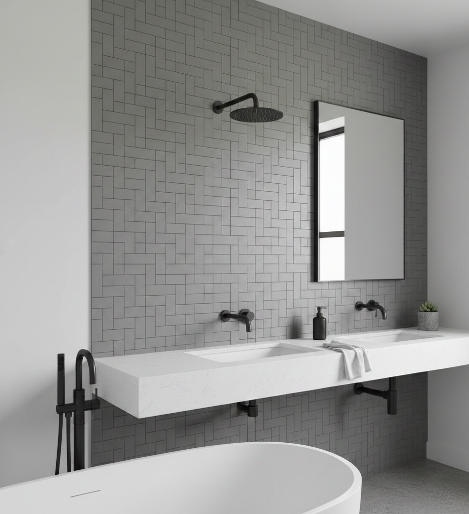 Basketweave 2x6 Subway Tile | Get A $1 Tile Sample