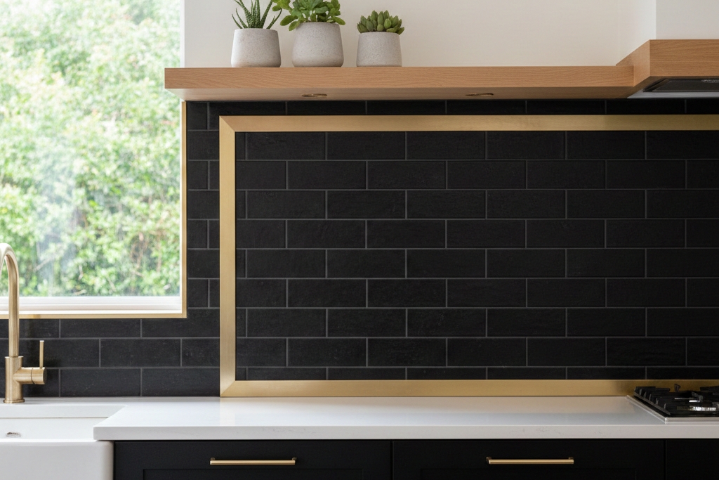 Mixing Subway Tile With Other Materials: Wood, Metal & Stone Ideas