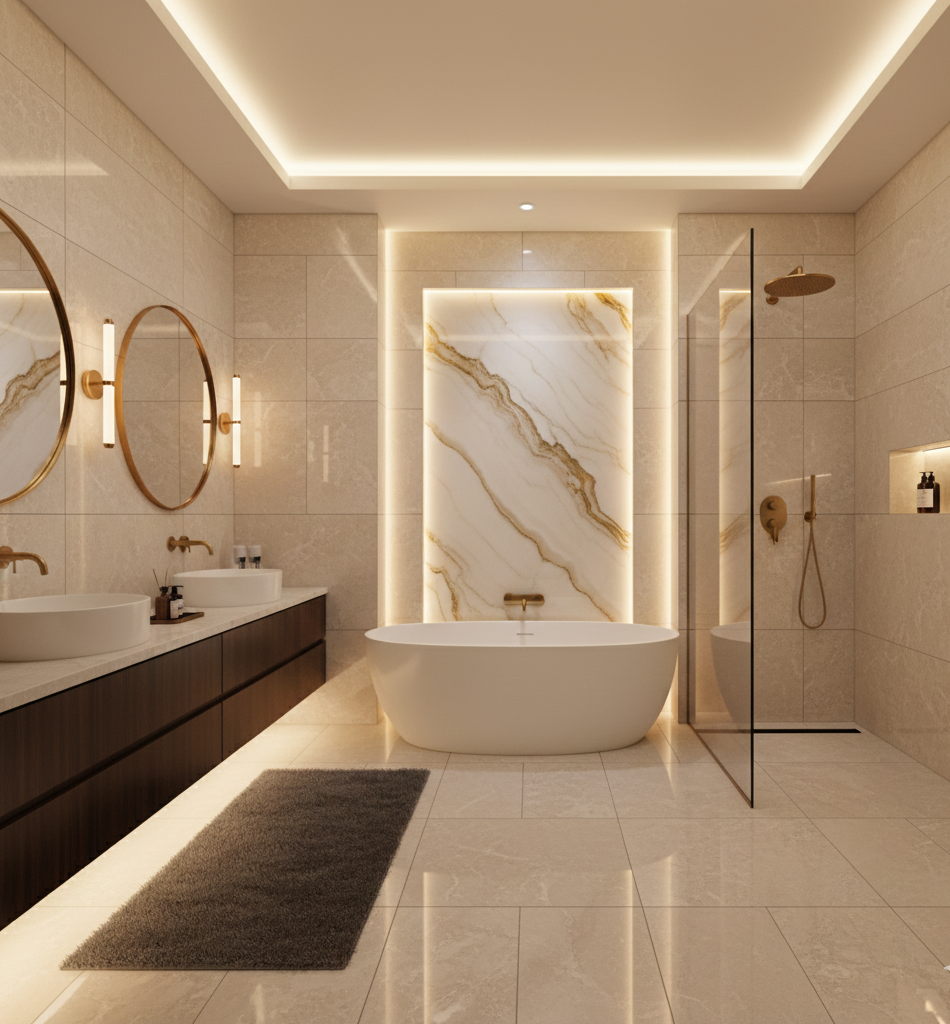 Limestone Look Subway Tiles For Wet Rooms | Get A $1 Sample