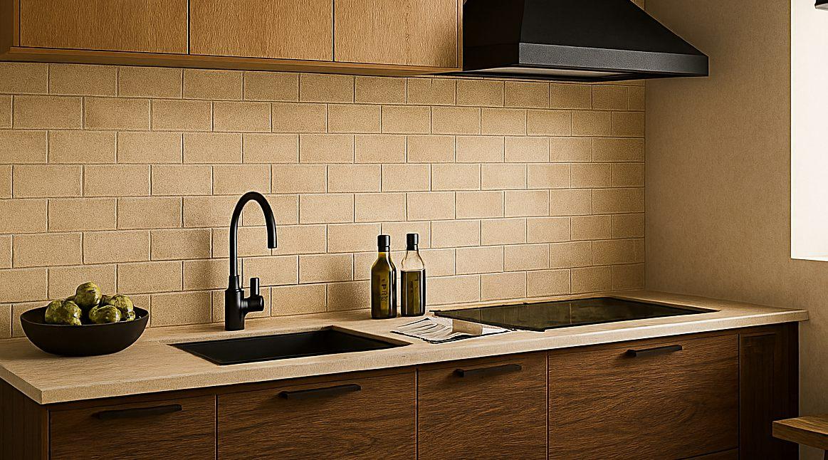 Stone Look Subway Tiles For Kitchen Walls | Get A $1 Sample