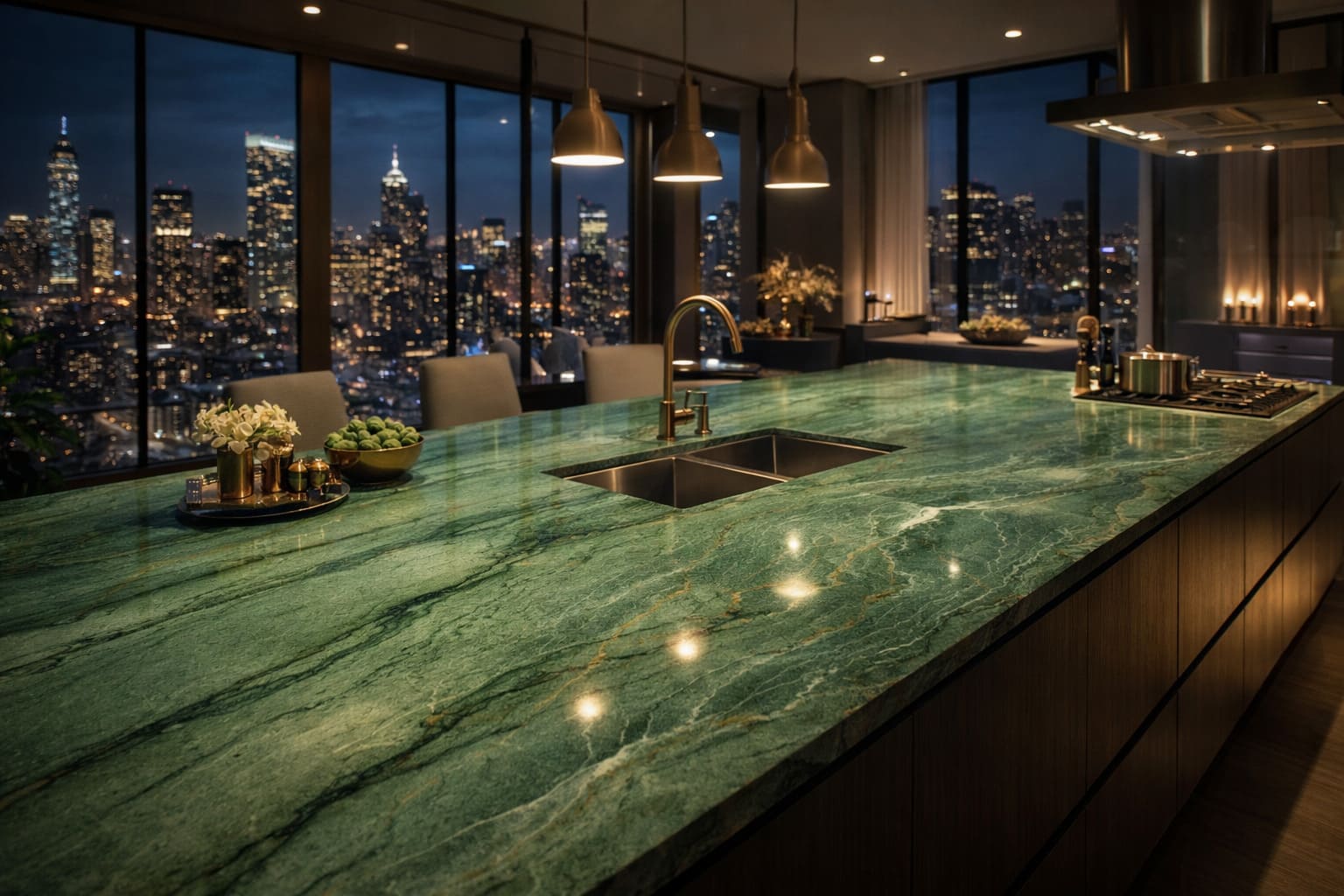 Green Natural Stone Countertop | View Available Slabs